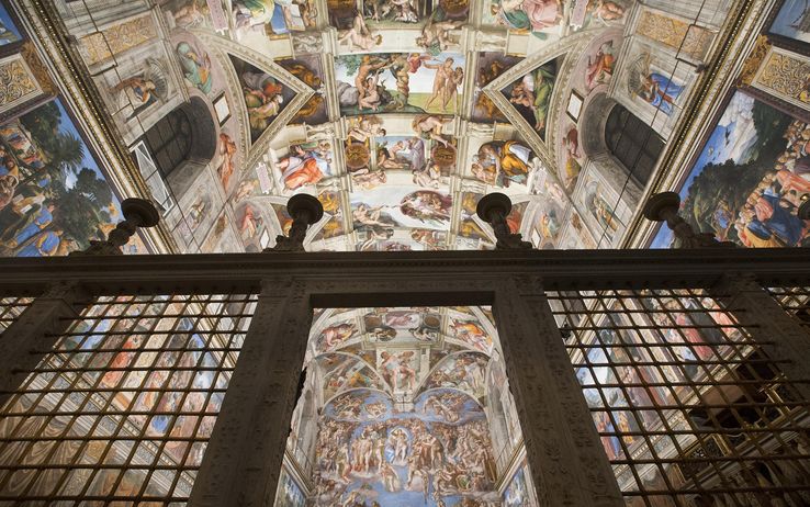 Cappella Sistina: i 17 cardinali con il naso all’insù – Michelangelo ...
